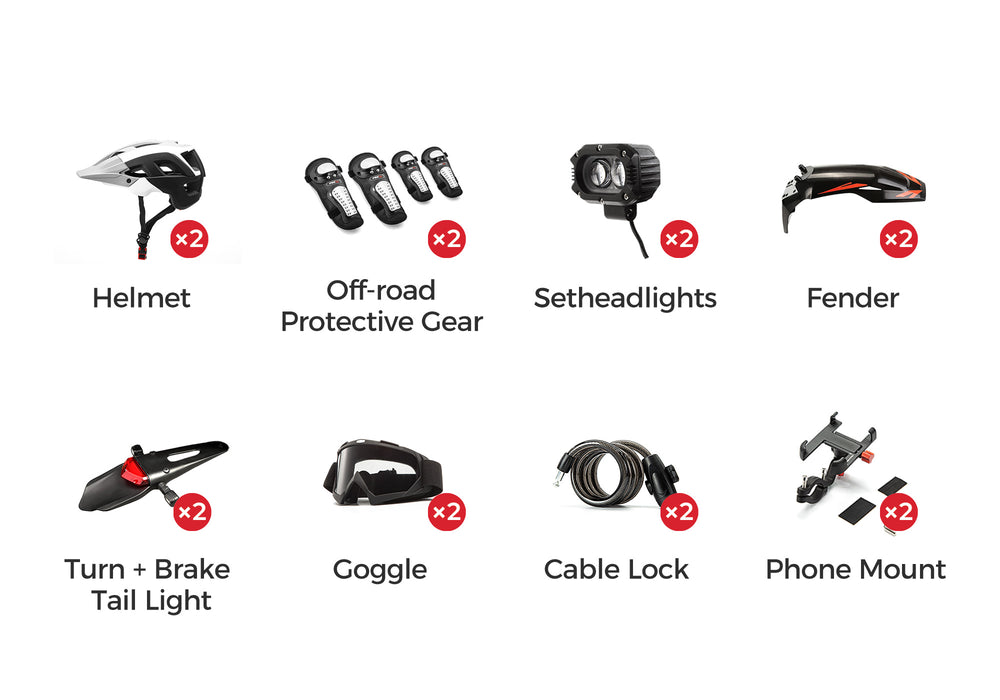 Electric Motorcycle Gift Pack （M/L）