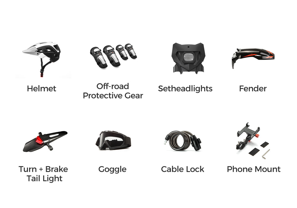 Electric Motorcycle Gift Pack （M/L）
